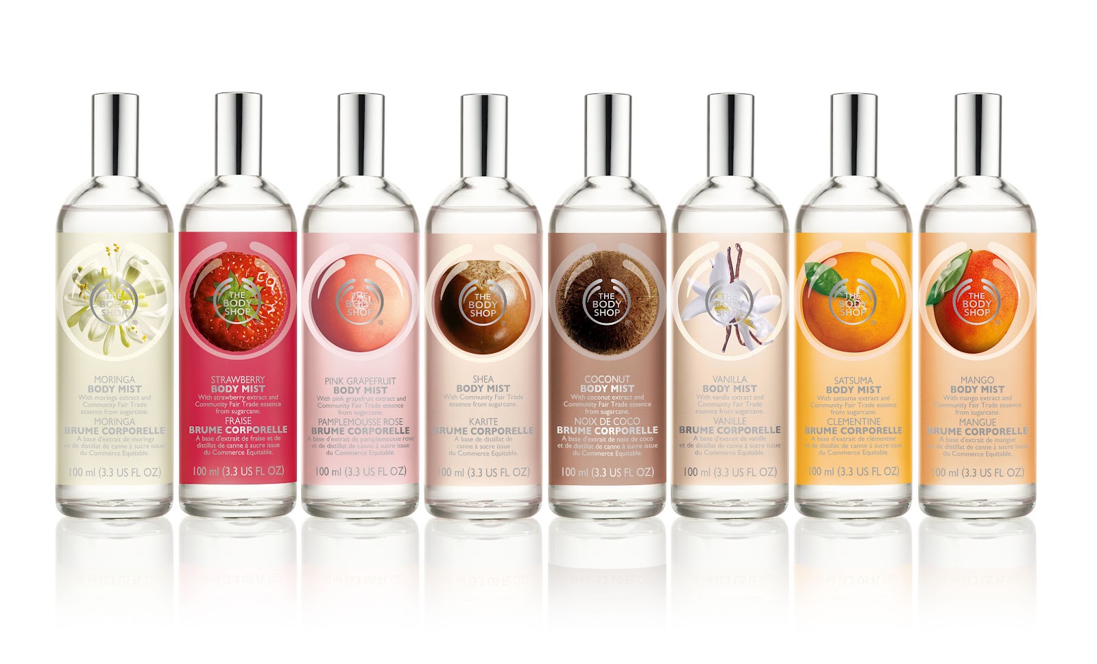 Me lo dijo Fani: Nuevos sprays corporales de “Body Shop”