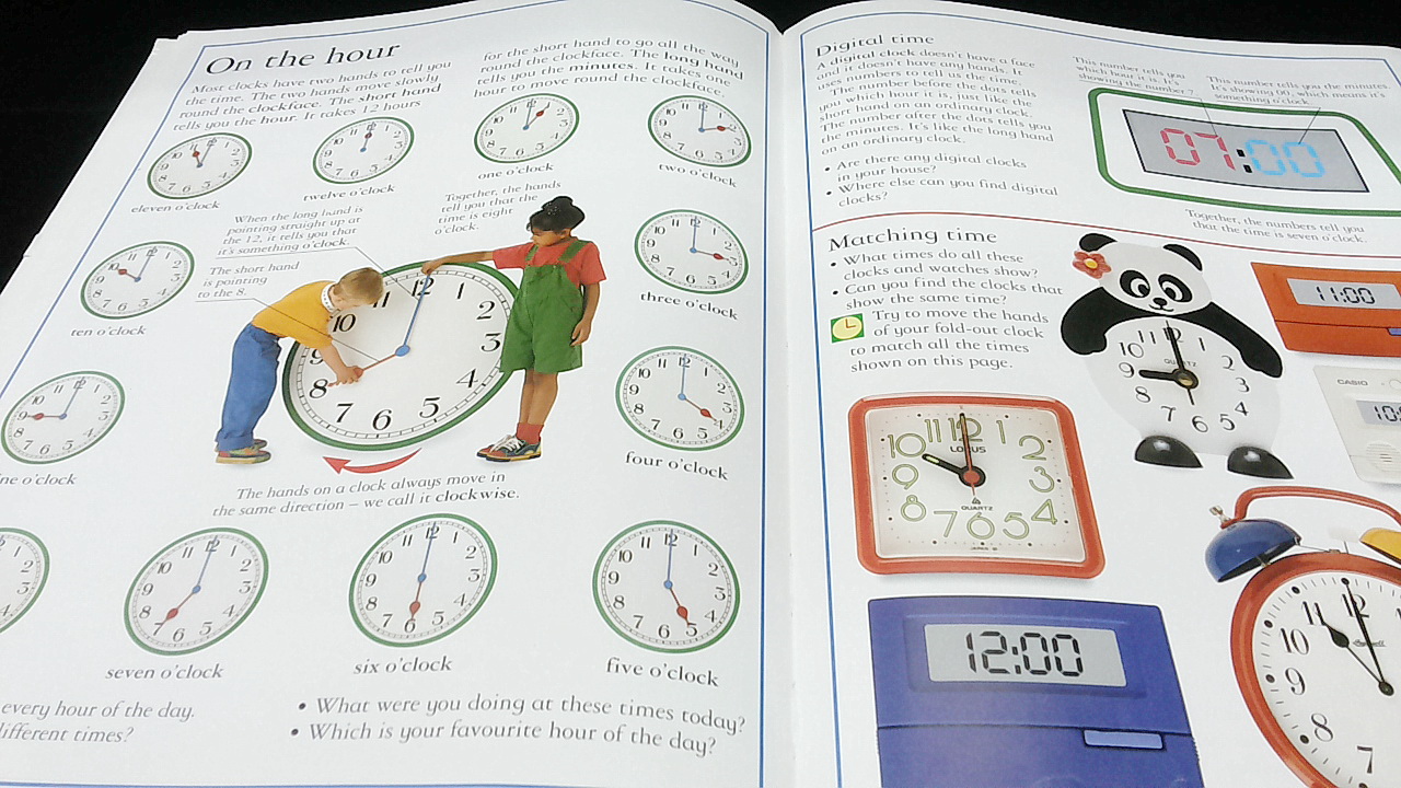 Kid Books Blog: 281.My First Book of Time