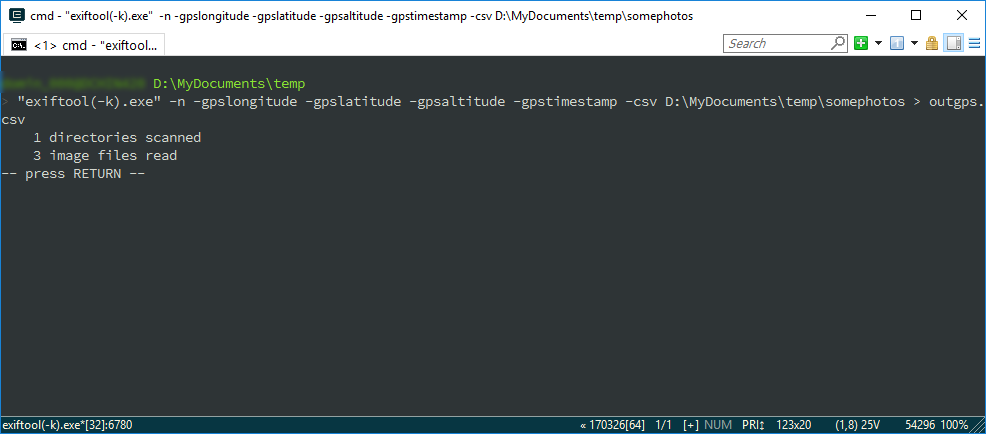 dominoc925: Extract GPS tags from photographs into a CSV file using ...
