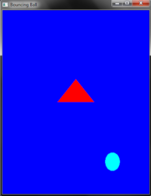 OpenGL program to make simple Triangle and bouncing Ball | Coders Hub ...