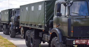 The Ukrainian Army received almost a hundred trucks