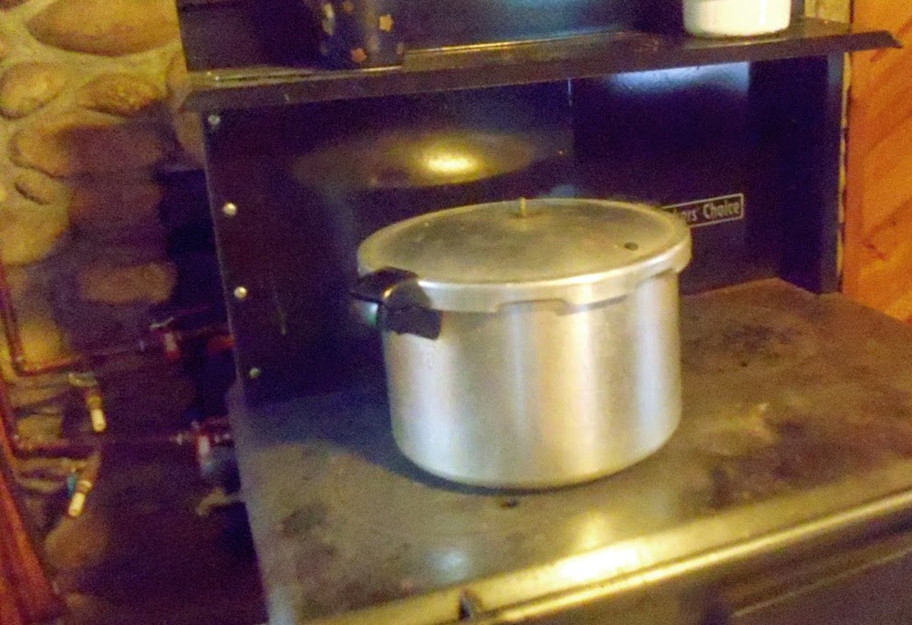 Our Little Homestead: Pressure Canning On your Wood Cookstove