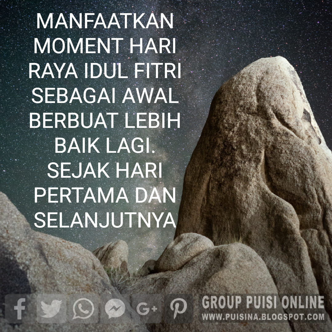 PUISI RENUNGAN HARI RAYA IDUL FITRI - PUISINA