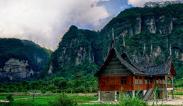 Bukit Barisan Mountain Range in West Sumatra