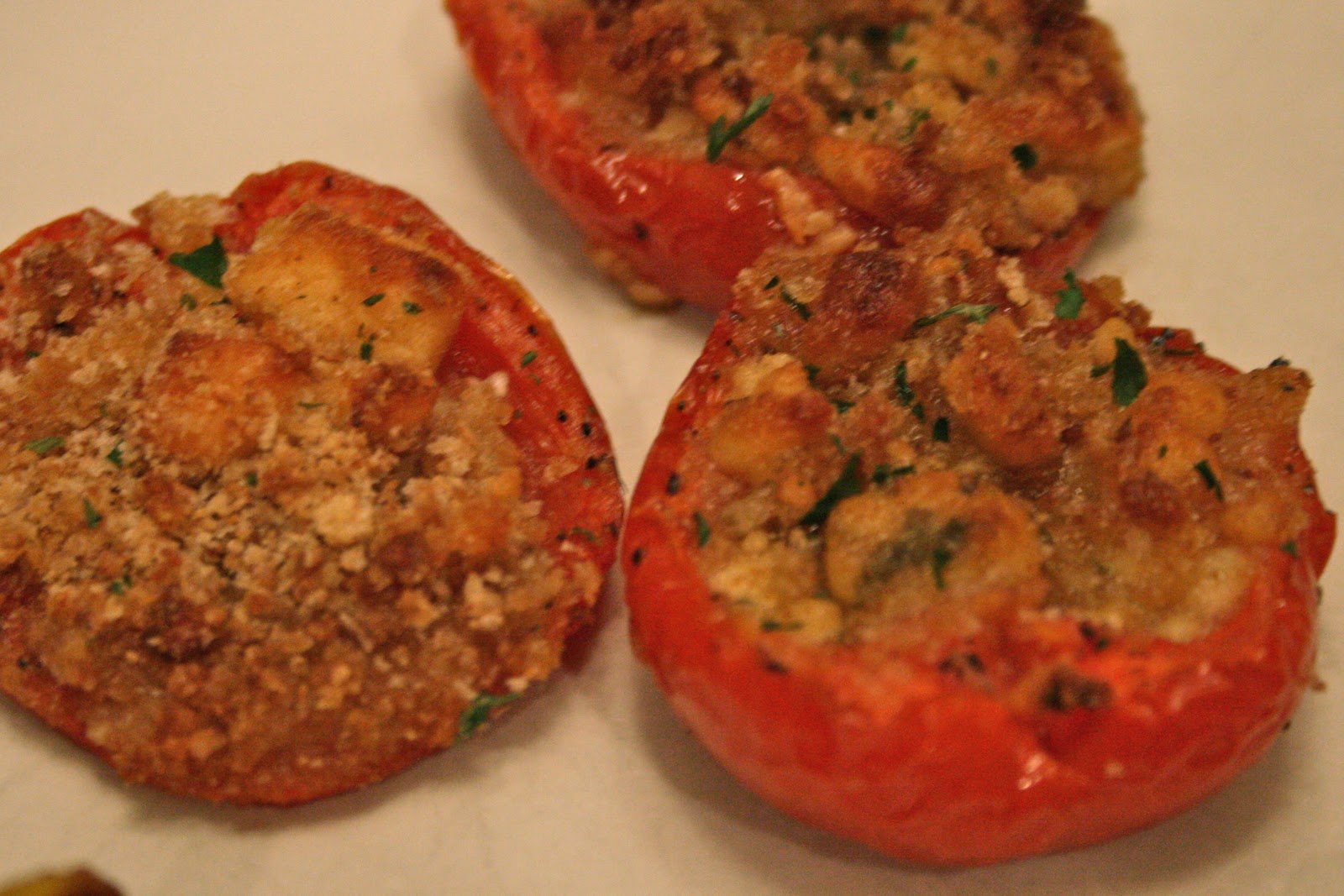 Things I Like To Make: Roasted Tomatoes with Garlic, Gargonzola Cheese ...