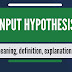 Input hypothesis