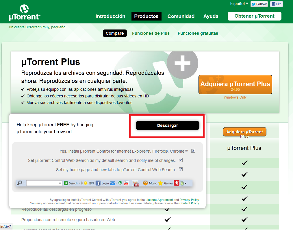 Alcasoft: uTorrent: cliente torrent muy pequeño y ligero!