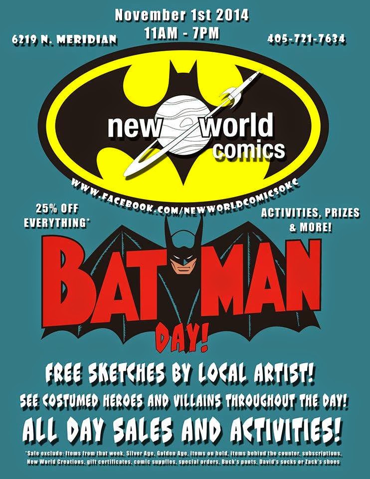 OKLAHOMA CITY, OK - Come Celebrate BATMAN DAY at New World Comics on ...