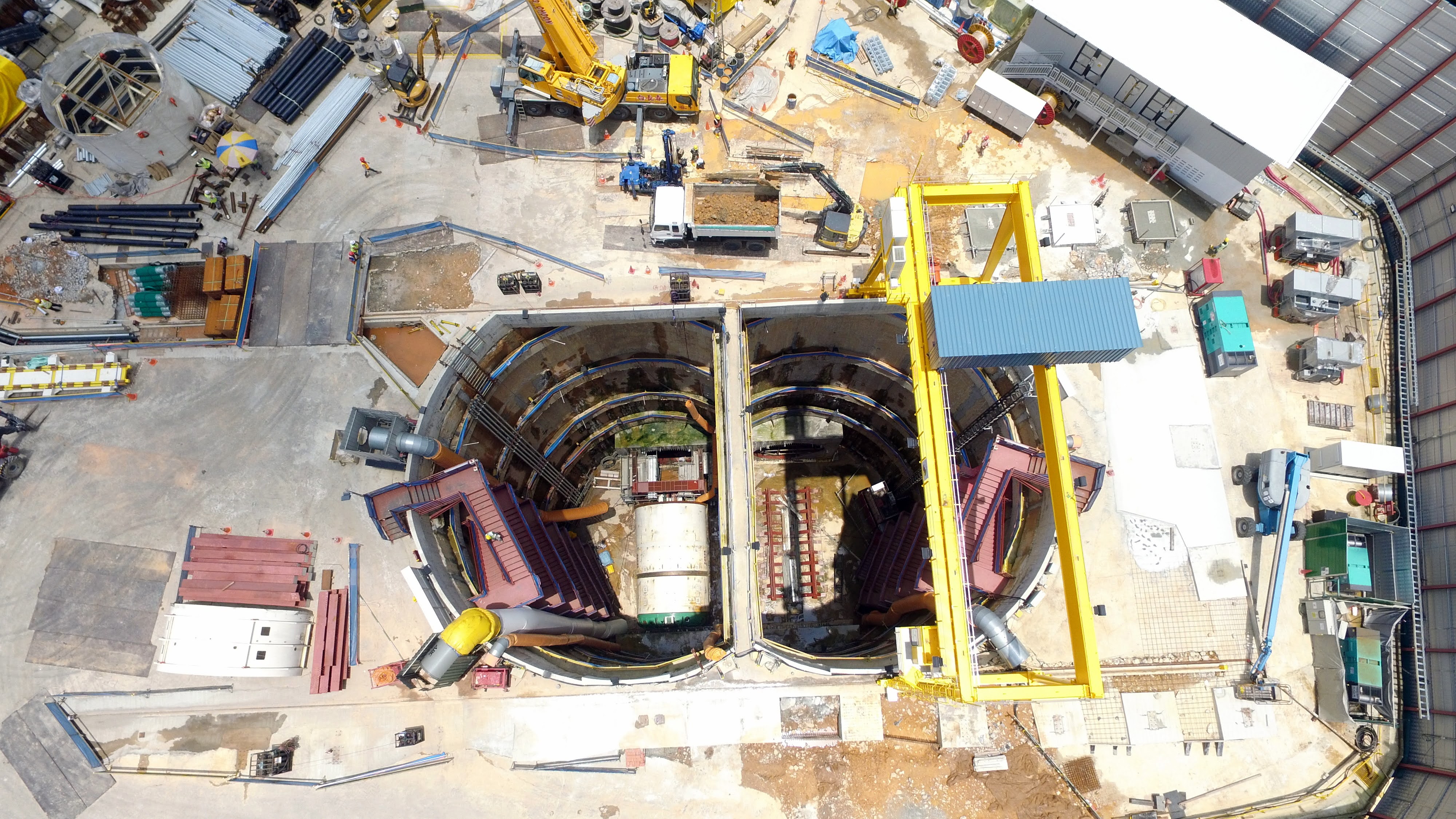 Thomson Line Construction: Stevens - TBM Launch