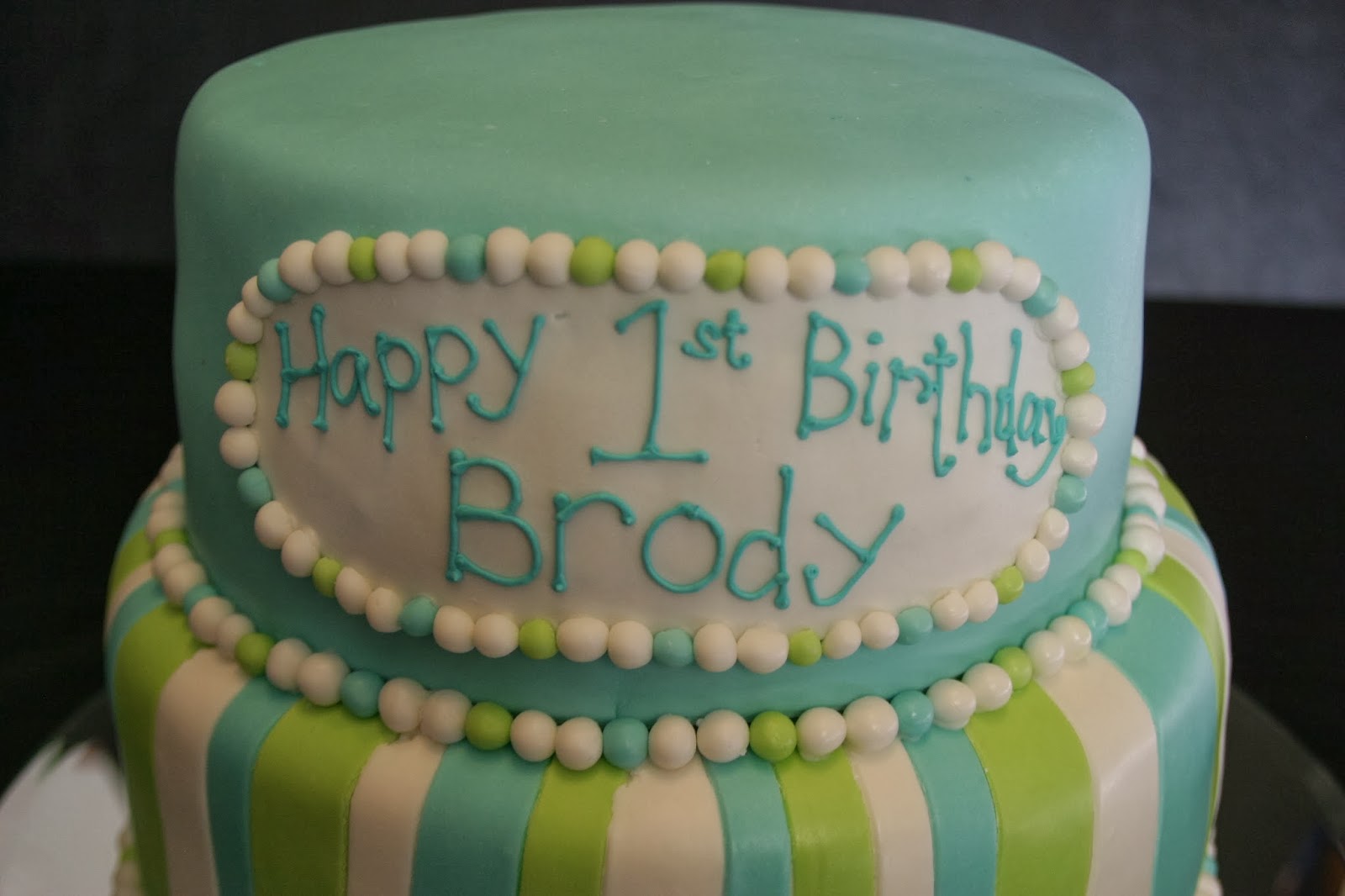 All Tiered Up: Brody's Birthday Cake