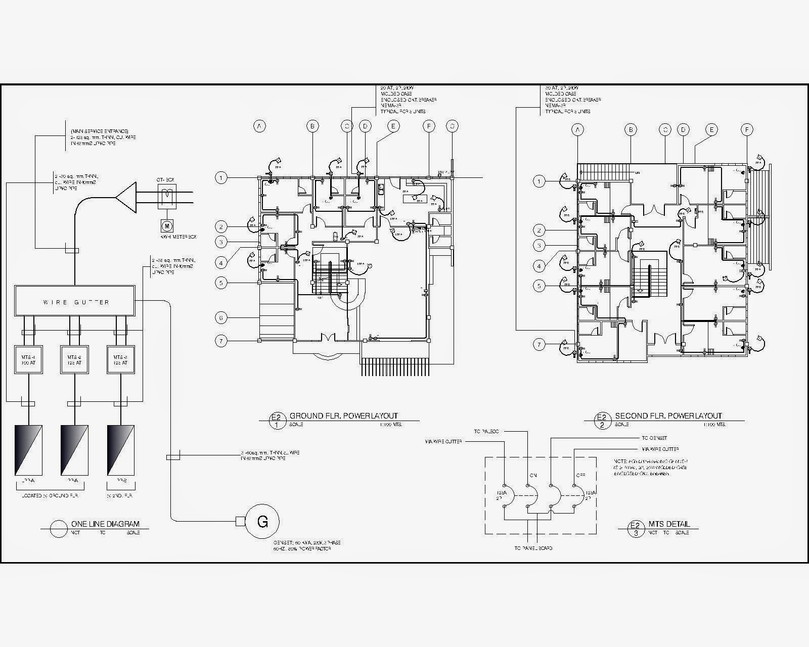 CAD Sample (Electrical Plans)