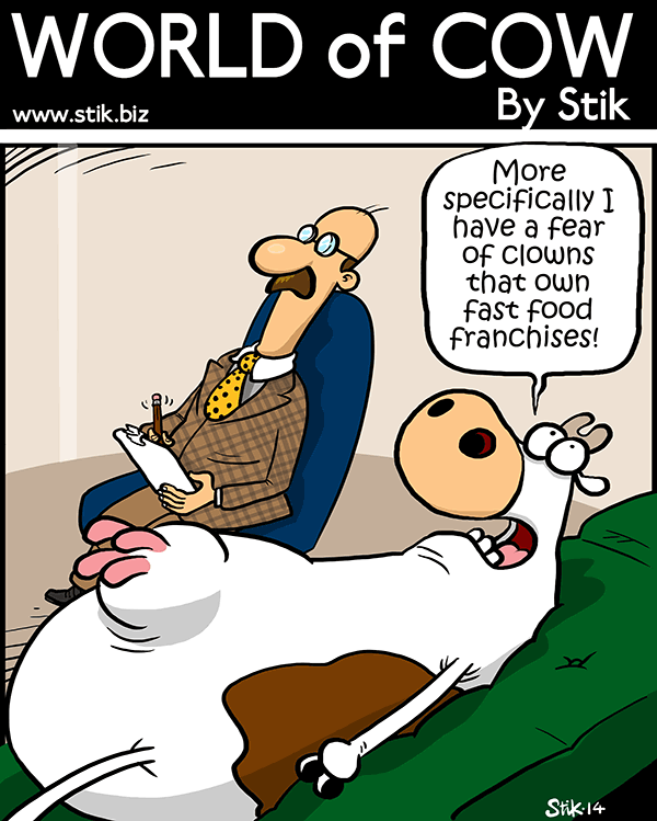 The Cartoonist known as StiK: Todays World of Cow