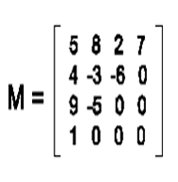 Introducción a la Estructura de Datos: Matríz Poco Densa Regular