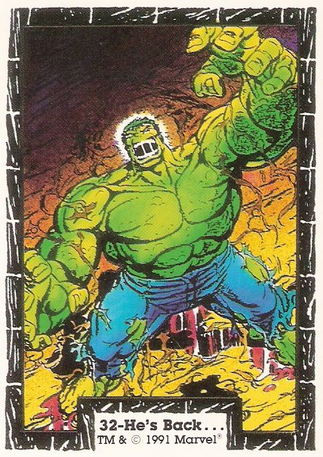 Cracked Magazine and Others: Incredible Hulk Trading Cards 1991