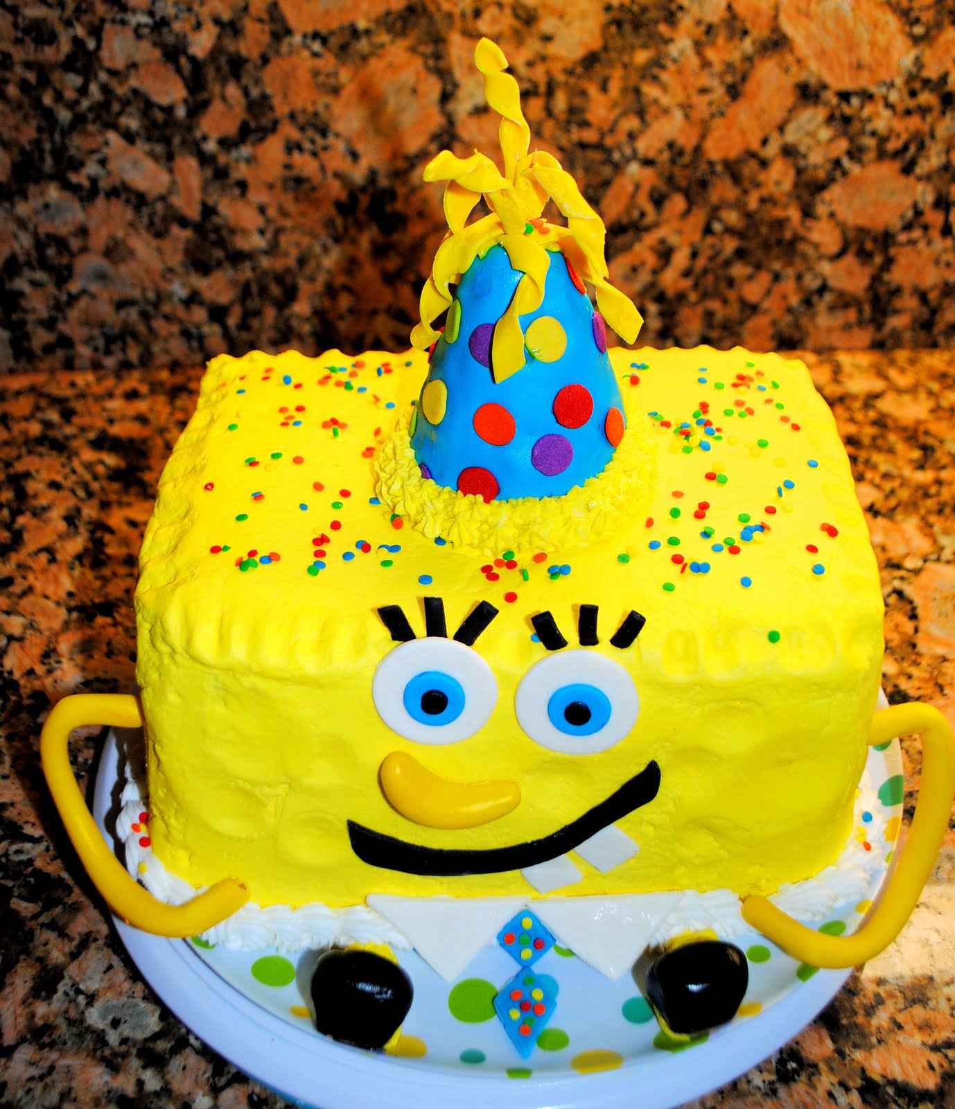 Sweet Treats by Michelle: Spongebob Cake