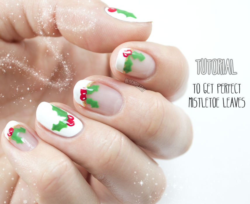 Holly Jolly Mistletoe Mani Tutorial for Divine Caroline - Nailed It ...