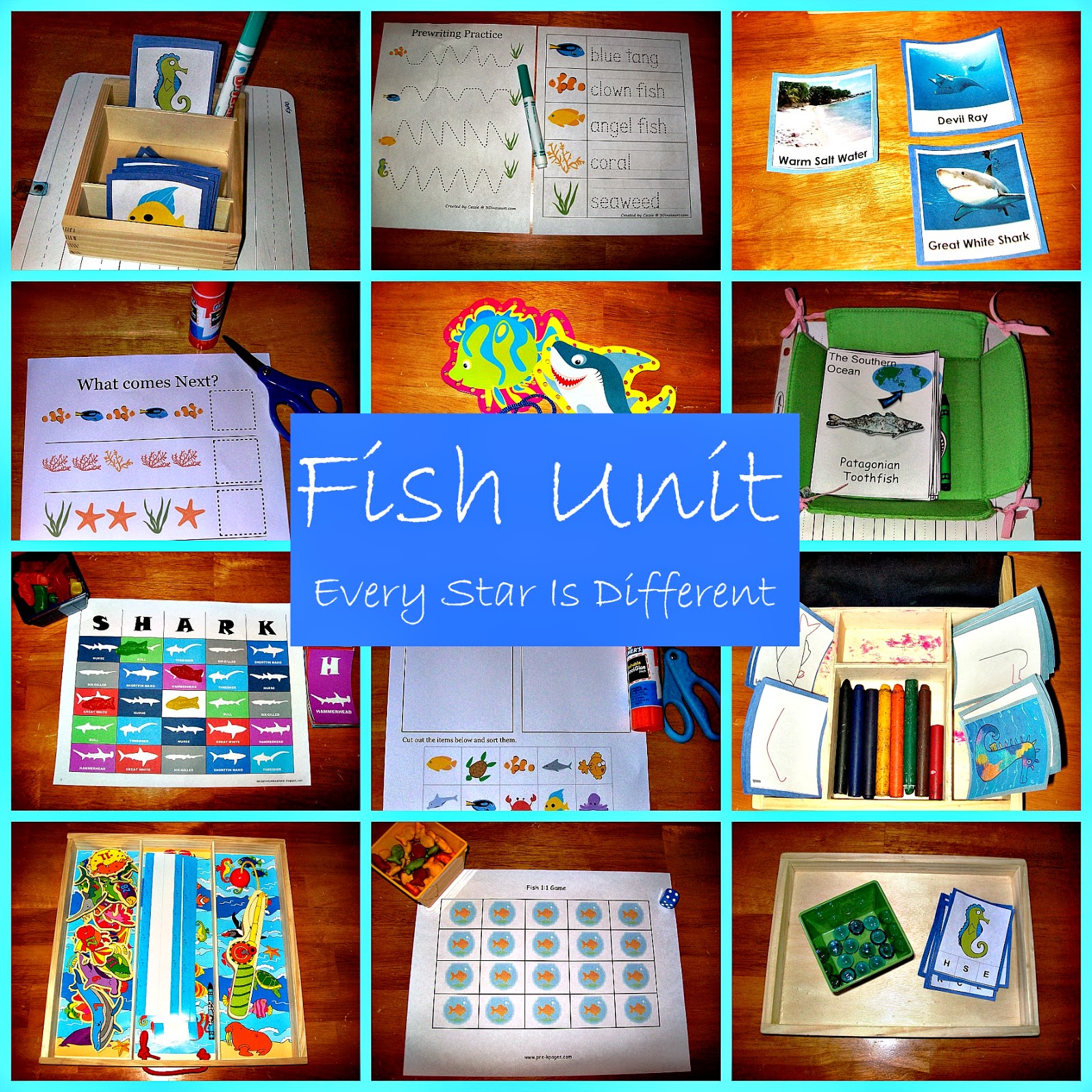 Montessori-inspired Fish and Water Unit with FREE Printables - Every ...