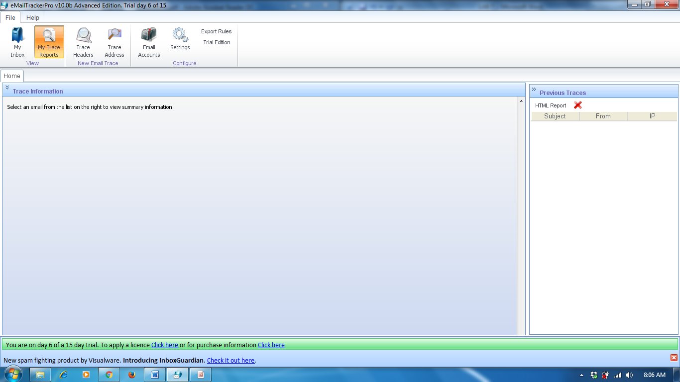 Tutorial Melacak Email Dengan Aplikasi EmailTrackerPro