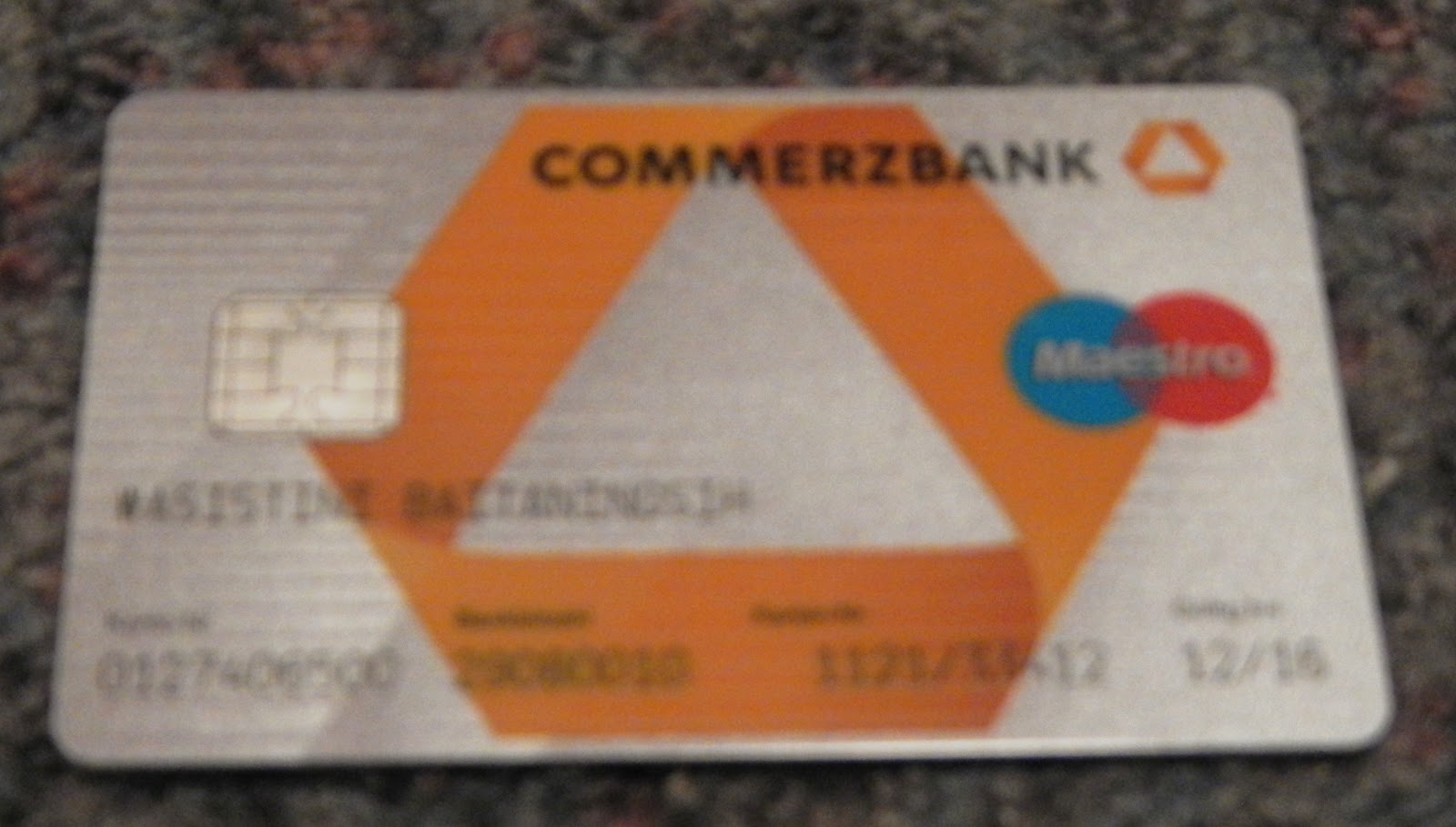 Surviving Germany: My Old Bank Account