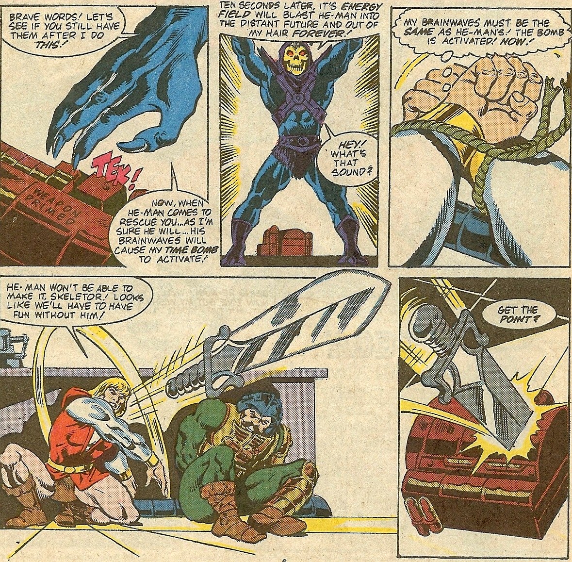 Random Happenstance: In the cartoon, he could learn an object lesson ...