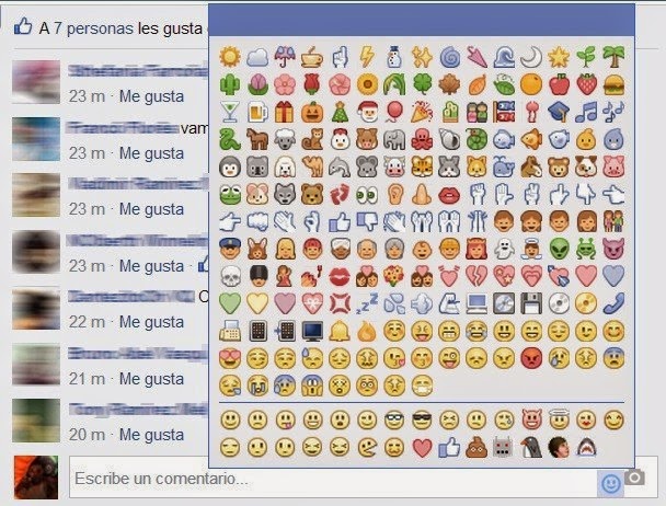 NUEVOS EMOTICONES DE FACEBOOK 2017