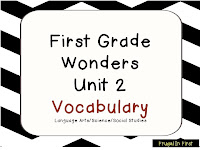 Frugal in First: McGraw-Hill WONDERS: Vocabulary Unit 2