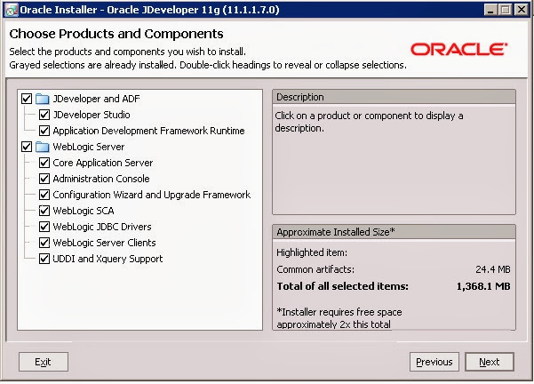 Come let's get confused ! : Installing Oracle JDeveloper 11.1.1.7.0 ...