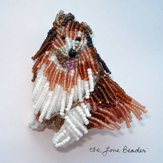 The Lone Beader's Bead Embroidered Animal Jewelry - The Beading Gem's ...