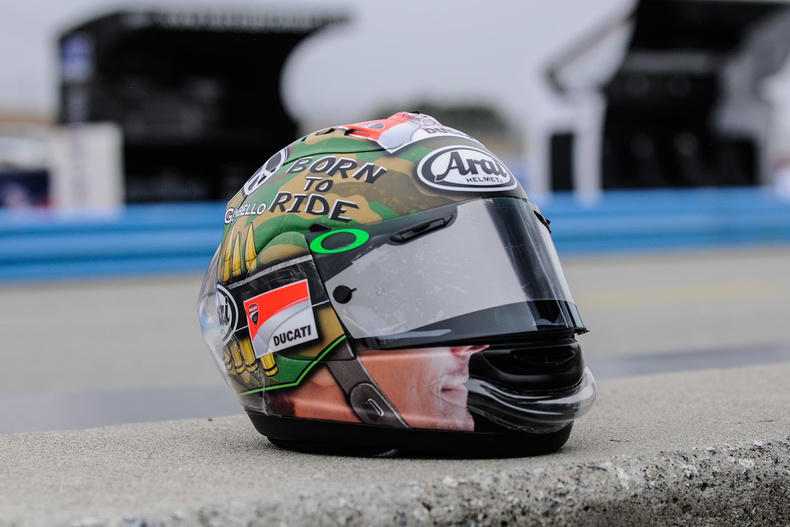 Champion Helmets: Nicky Hayden Laguna Seca Helmet 2013