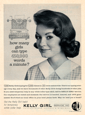 this day in pop culture: October 7 - Kelly Girl: Birth of the Temp Worker