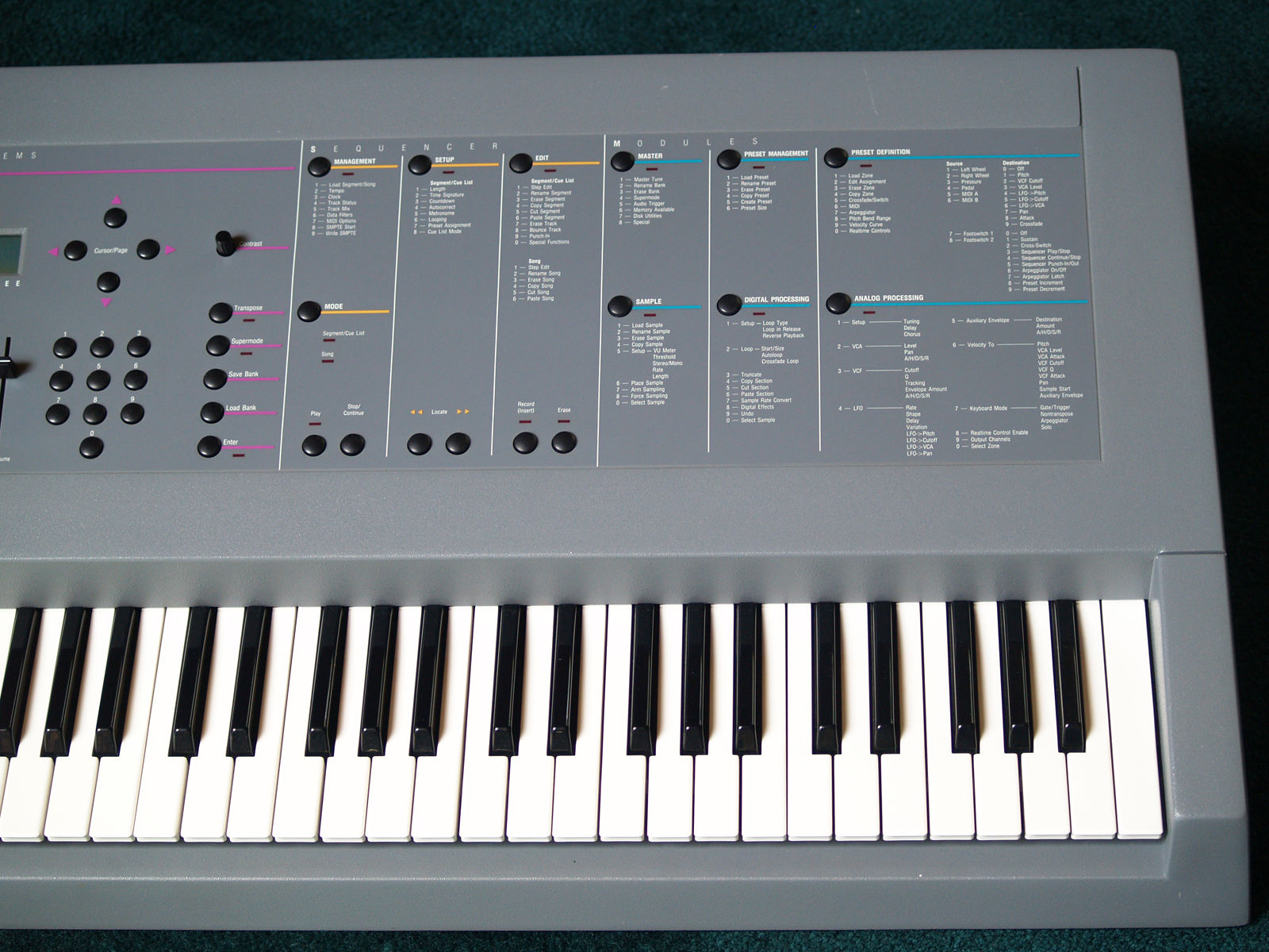 MATRIXSYNTH: E-MU Emulator III Analog Sampler Synthesizer Keyboard