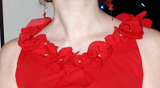 My Christmas Roses Dress ~ Sewing And Style Den