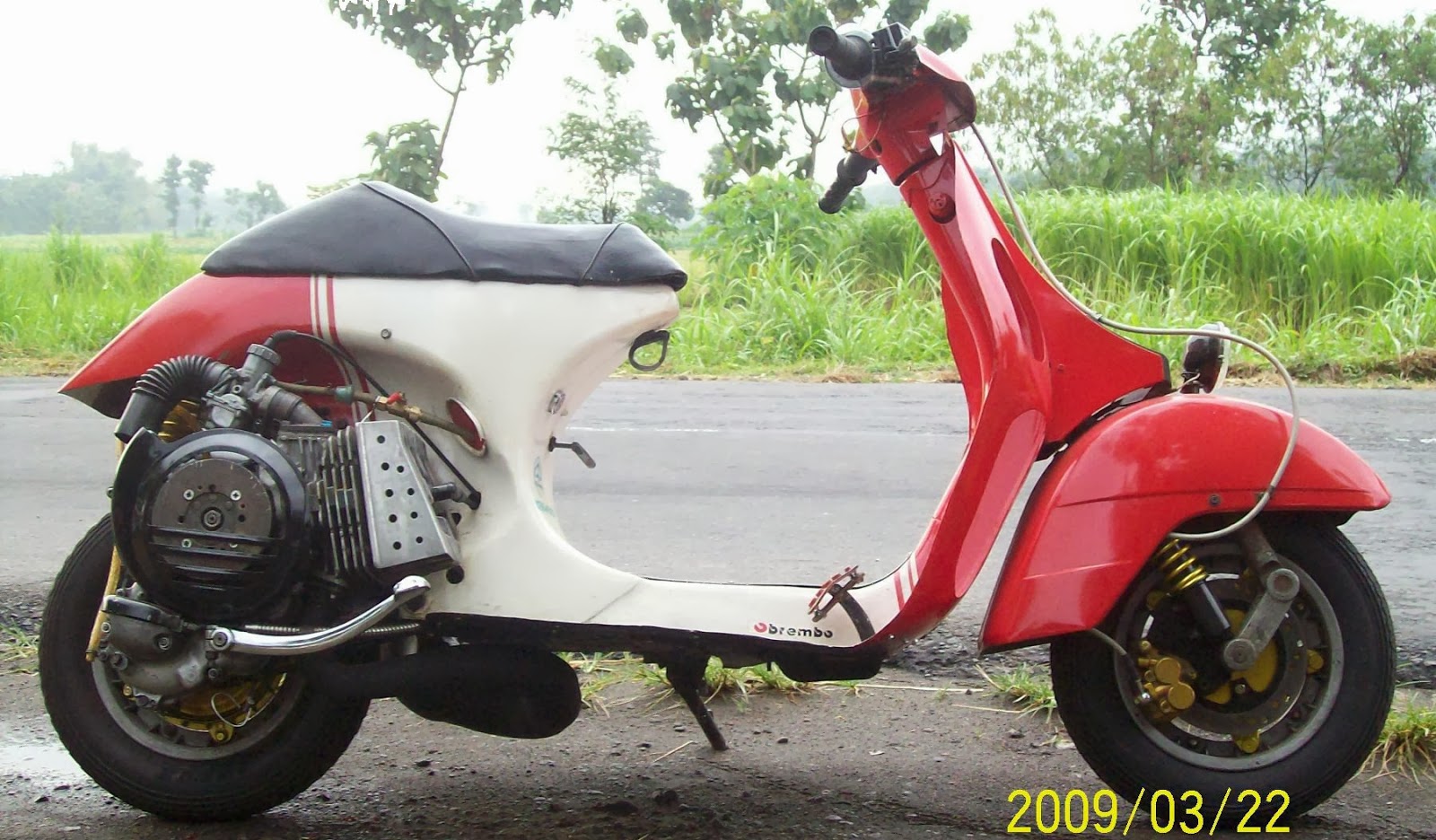 Long time ago with VESPA | kopi kustom
