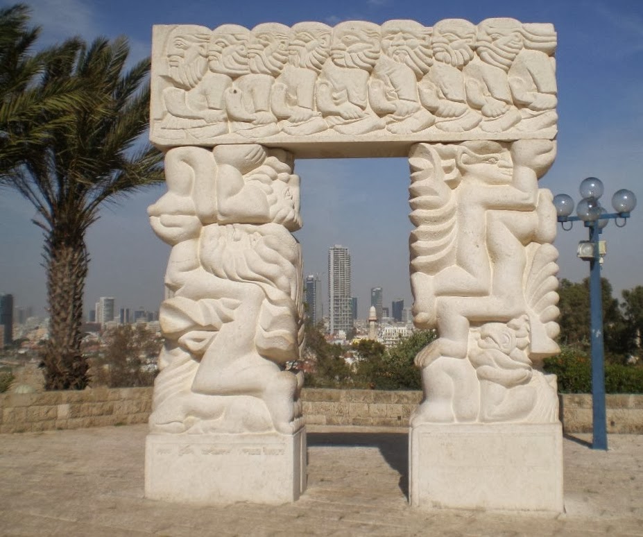 Jaffa [Ancient Joppa] - Statue [Gate] of Faith