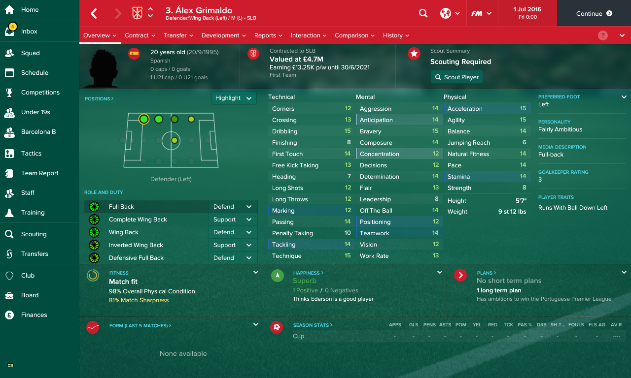 FM17 Training Tips | Football Manager Blog | WONDERKIDS TACTICS