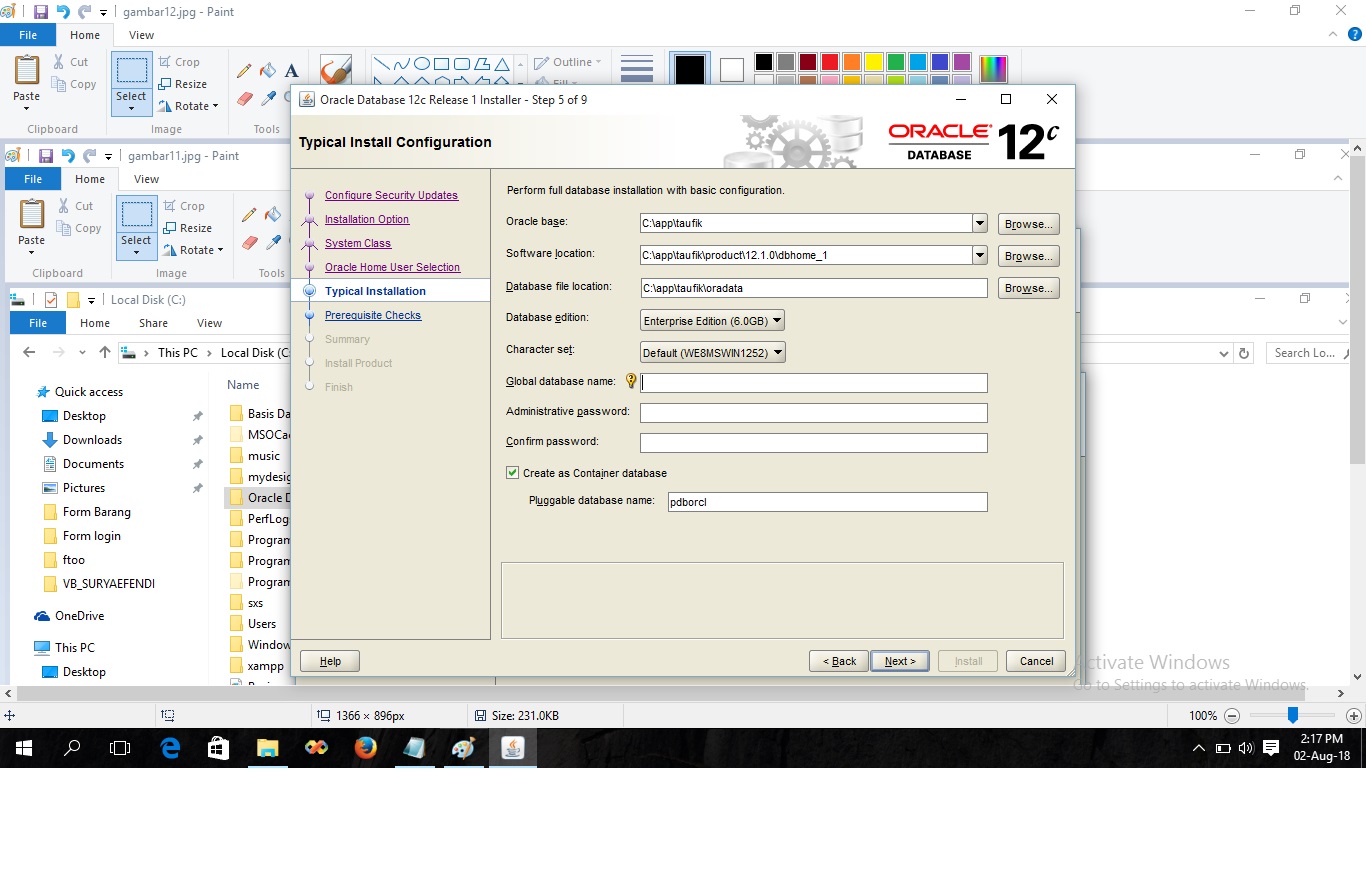 Sistem Arsitektur ORACLE