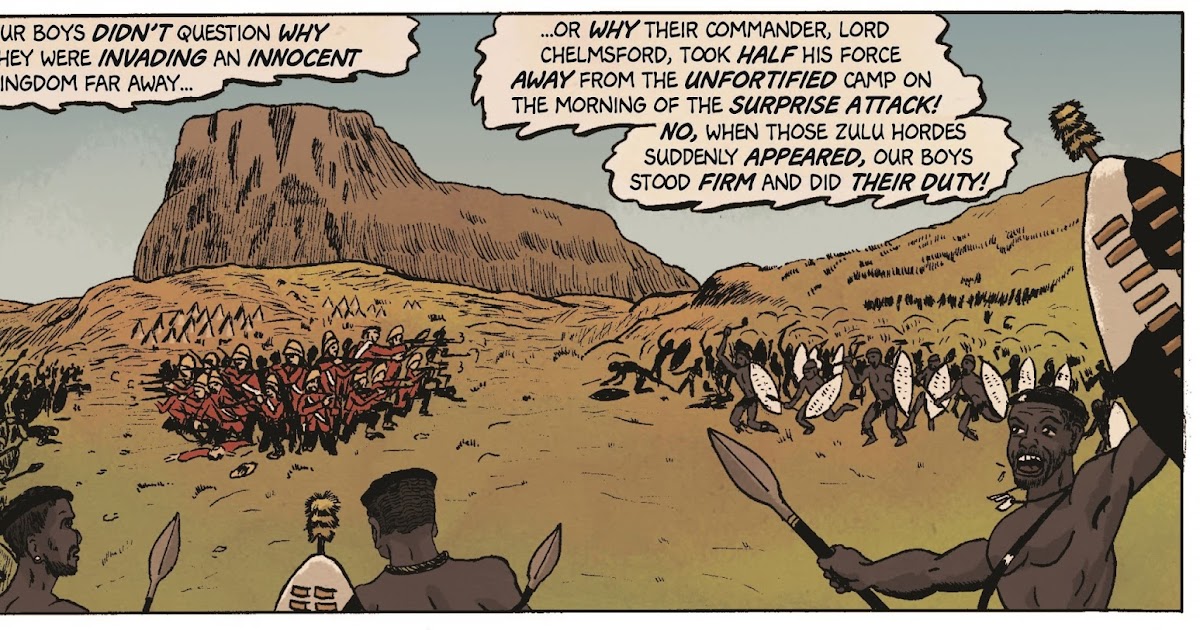 Moments of Adventure: Zulu War Comic Scenes!