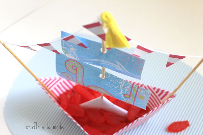 How to Make a Paper Boat Bowl - Crafts a la mode