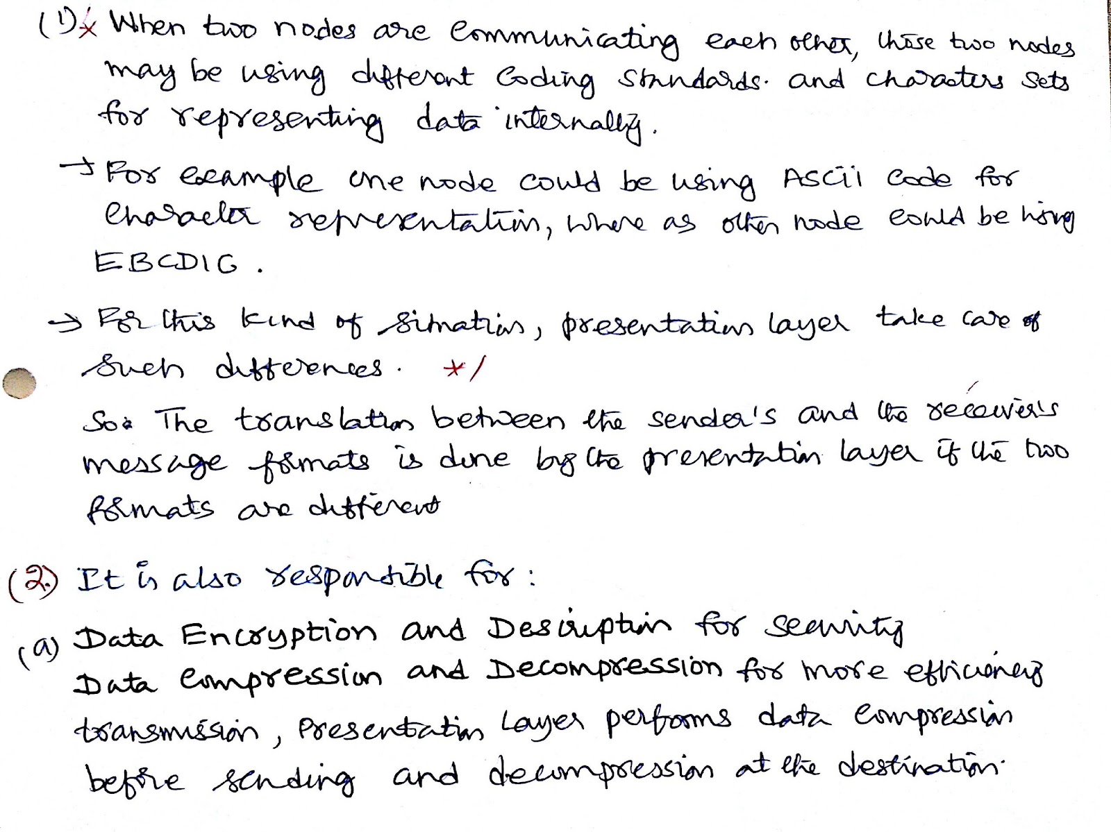 Networking(DCCN): OSI Reference Model