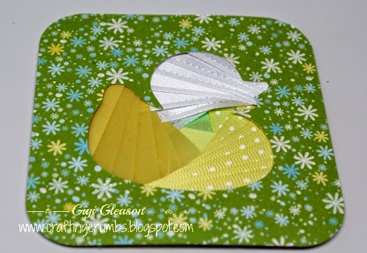Crafting Crumbs: Iris Folding with Ribbon