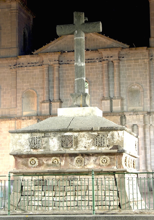 colonialmexico: Jalisco. San Juan Tuxpan: the atrium cross