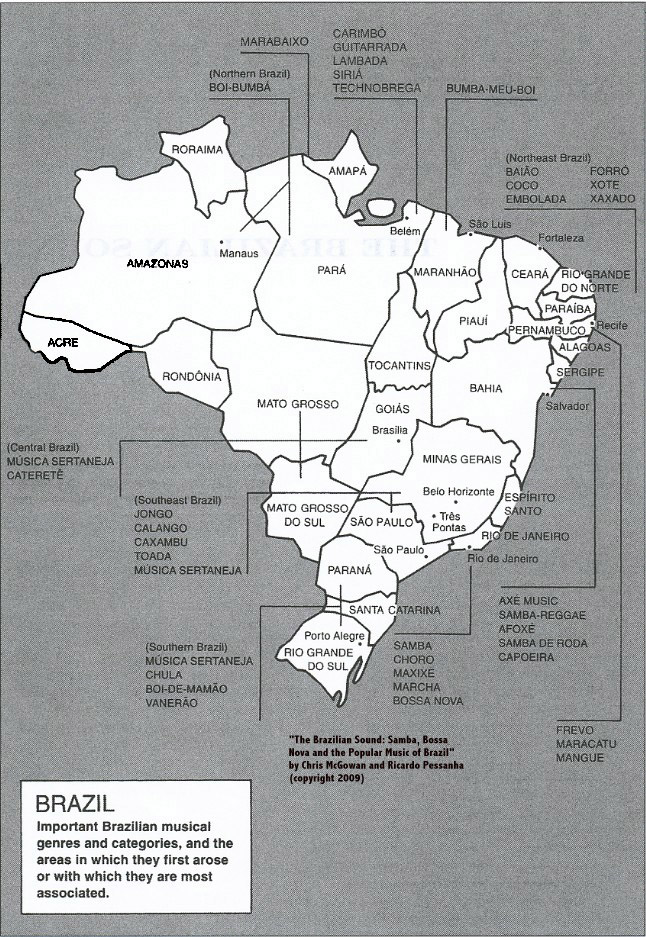 Musicalizoteca: Mapa Musical do Brasil