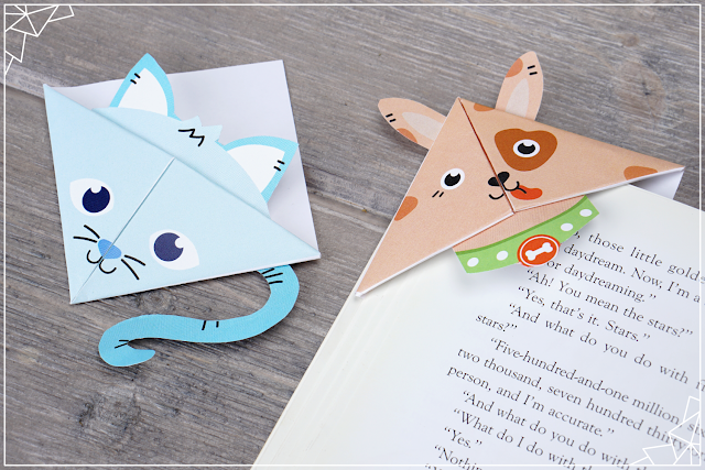 8 Adorable Printable Origami Bookmarks