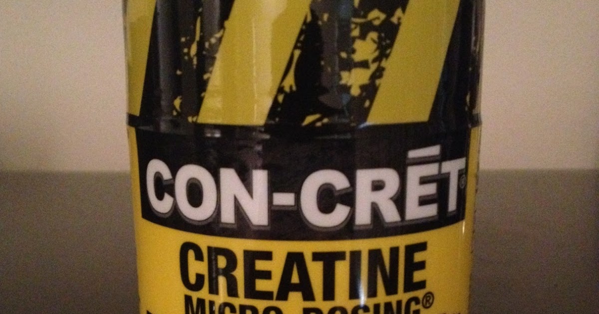 The Healthy Boy: Bodybuilding Supplement Review: Con-Cret Creatine