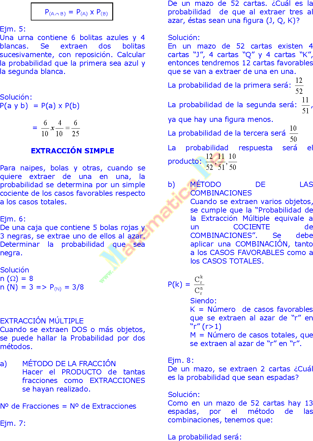 PROBABILIDADES EJERCICIOS RESUELTOS DE RAZONAMIENTO MATEMÁTICO ...