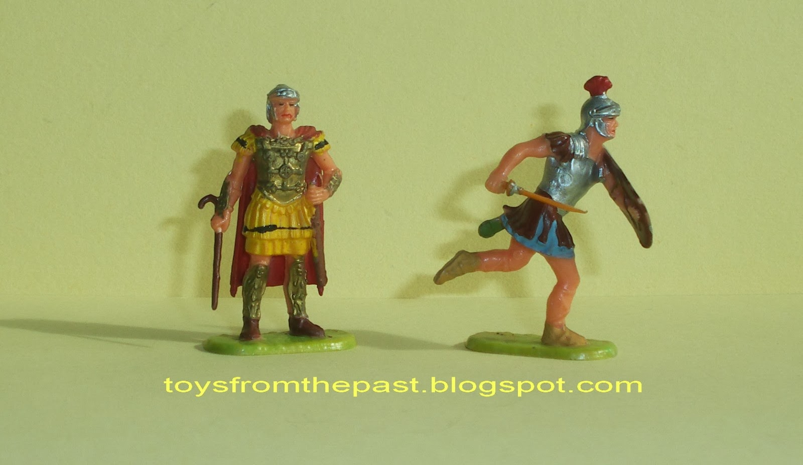 Toys from the Past: #348 ELASTOLIN – ROMAN SOLDIERS (Around 1960)