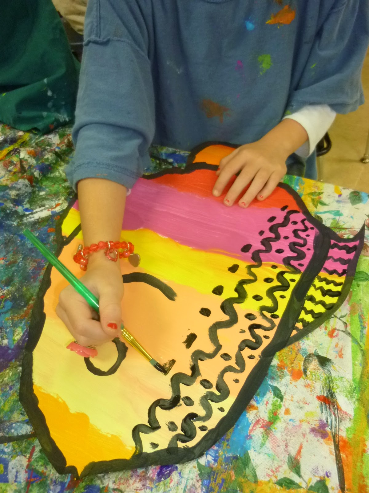 Mrs. Werner's Art Room: 2nd Grade Warm and Cool Color Fish