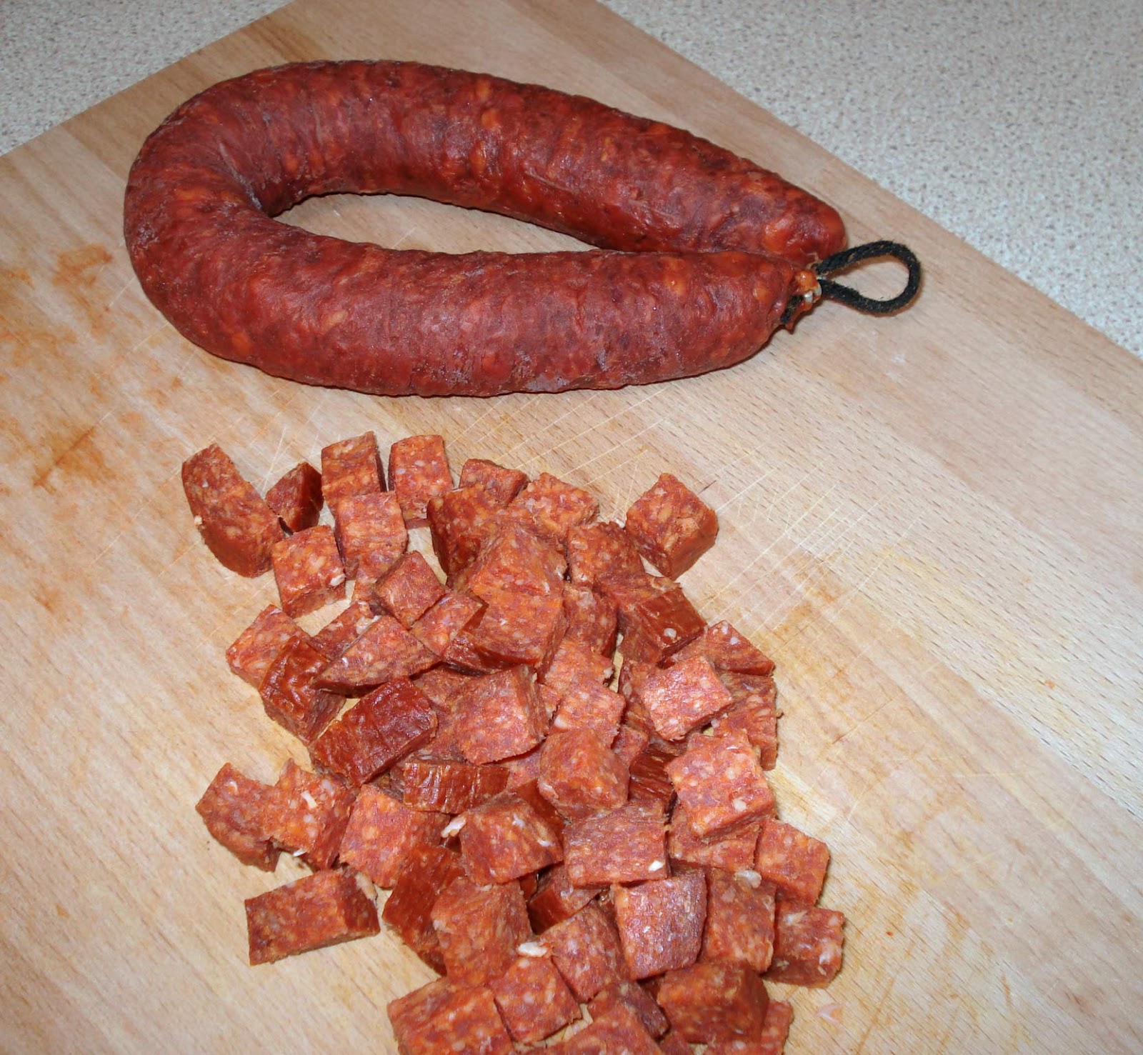 Pasta with Chorizo | Homemade Tapas