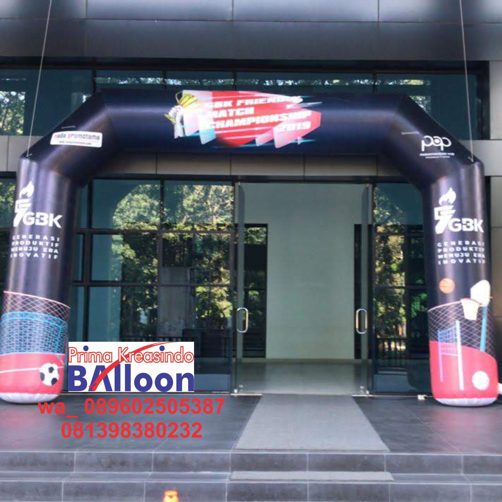 Balon Gas Terbang: Balon gapura pvc 1