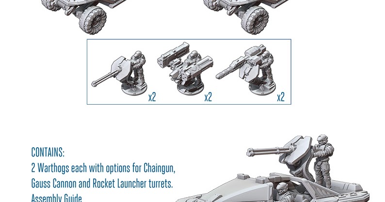 Wargame News and Terrain: Spartan Games: Halo: Ground Command - UNSC ...